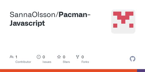 GitHub SannaOlsson Pacman Javascript