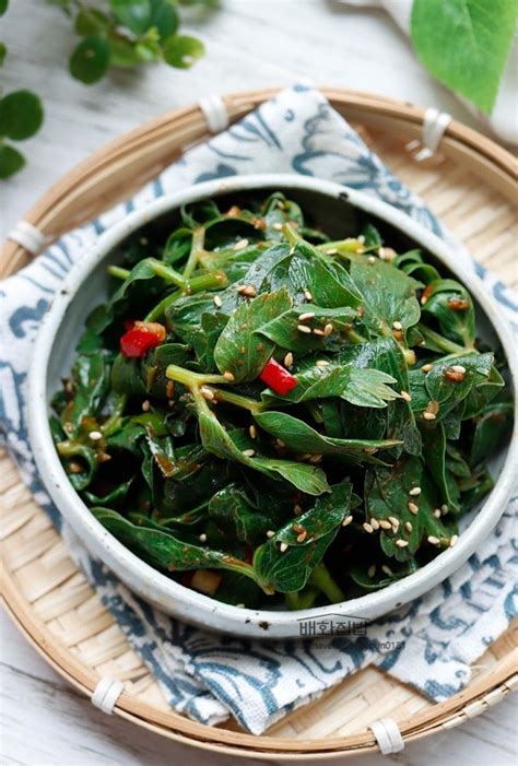 방풍나물 무침 만드는 법 갯 방풍나물 된장무침 요리 방풍나물고추장무침 봄나물반찬 네이버 블로그