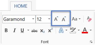 The Home Tab In Microsoft Word