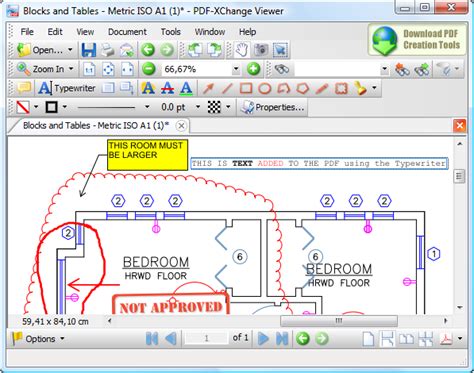 Jurukur Bahan PDF XChange Viewer FREE MEASUREMENT EDITING MARKUP TOOL