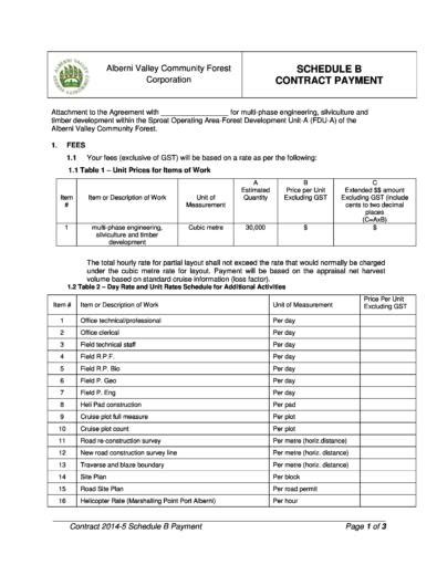 Free Payment Schedule Templates Excel Word ᐅ TemplateLab