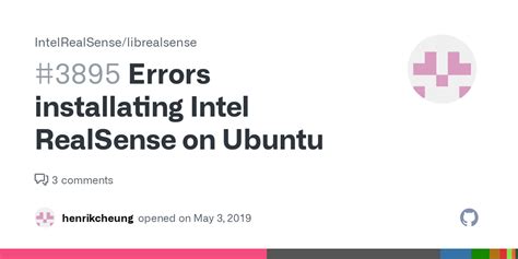 Errors Installating Intel RealSense On Ubuntu Issue IntelRealSense Librealsense GitHub