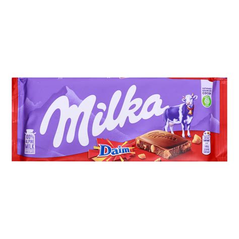 Buy Milka Daim Chocolate 100 G Online At Best Price