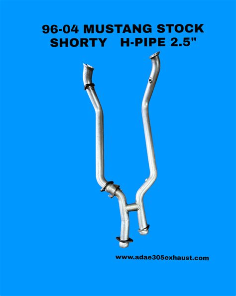 96 04 Mustang Stock Shorty H Pipe 25 Adae305exhaust