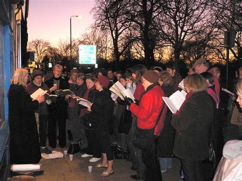 Carol Singing Carol Singing Outside The Lucky Parrott Vide Flickr