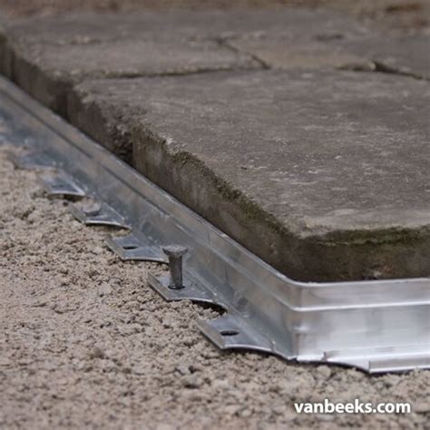 Europa Aluminum Brick Paver Edging Van Beeks