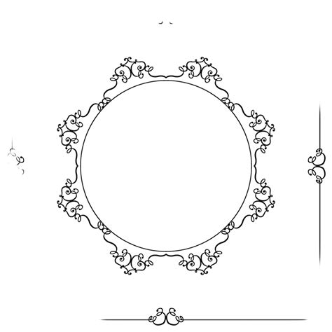 Abstract Border Design Vector Hd Png Images Frame Border Design