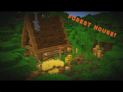 Minecraft Dark Oak Forest House Youtube