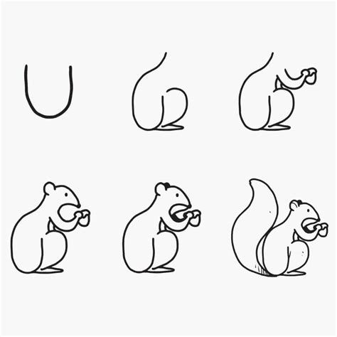 How To Draw A Squirrel A Step By Step Guide For Beginners Sharmell Day