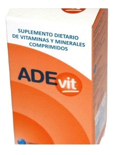 Adevit Suplemento Multivitamínico X 60 Comprimidos Ranurados Unico Suplemento Dietario Mi Farma