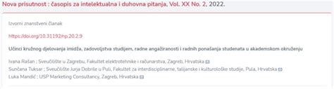 Luka Mandić On Linkedin Our Latest Scientific Paper Just Got Published On The Theme Of The