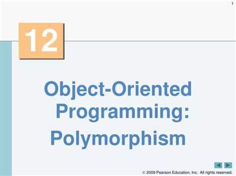 Ppt Object Oriented Programming Polymorphism Powerpoint Presentation Id