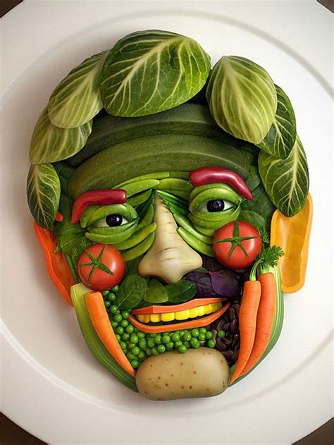 16 Awesome Food Art Ideas Food Humor Creepy Food Food Carving