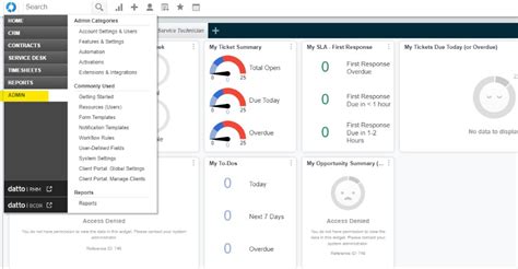 Autotask Integration User Role