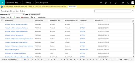 Duplicate Detection In Dynamics 365