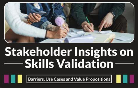 Stakeholder Insights On Skills Validation Education Design Lab