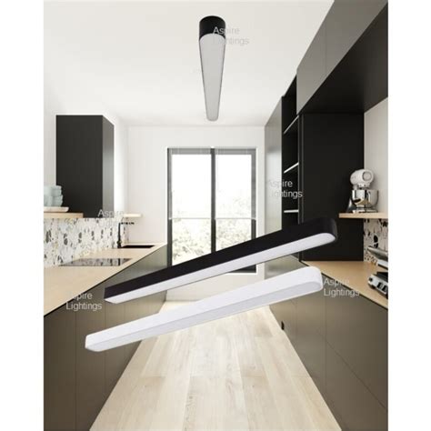 Rectangle Led Ceiling Light Modern Sleek Long Linear Lighting