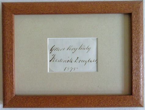 Signature Frederick Douglass