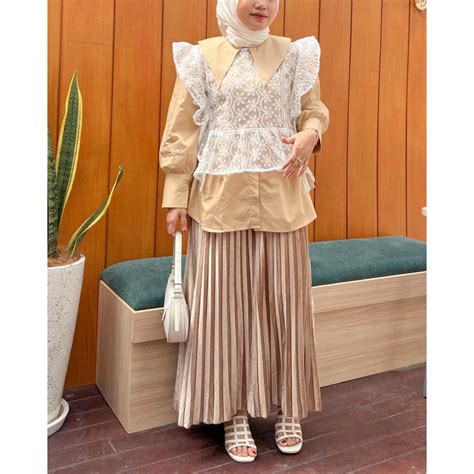 Jual Kayla Set Shirt Vest Shopee Indonesia