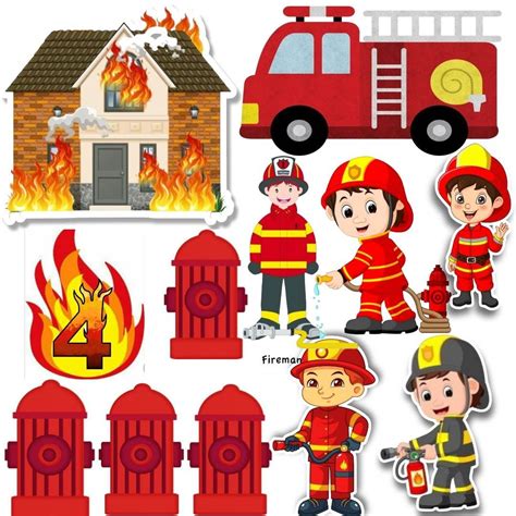 Fireman Cake Topper Printable Artofit