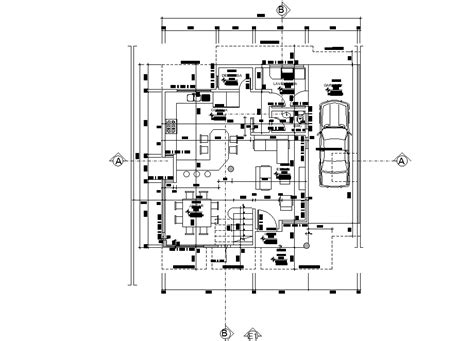 The Floor Plan Drawing Defined In This Autocad File Download The Autocad File Cadbull