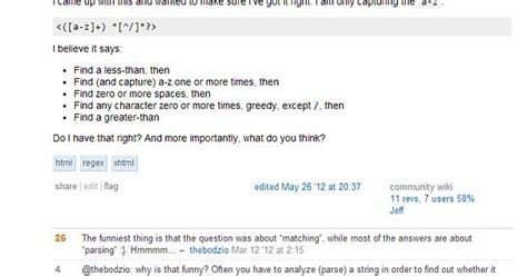 Why You Shouldnt Use Regex To Parse Html Album On Imgur