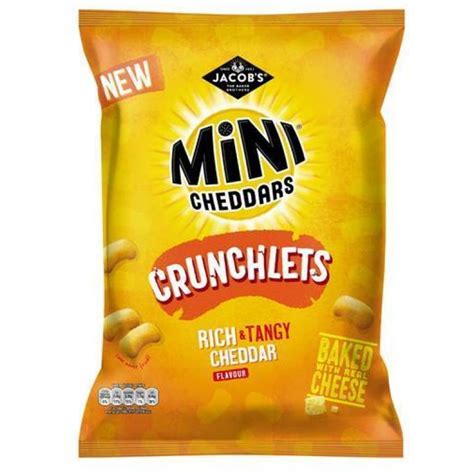 Jacobs Mini Cheddars Crunchlets Brits R U S