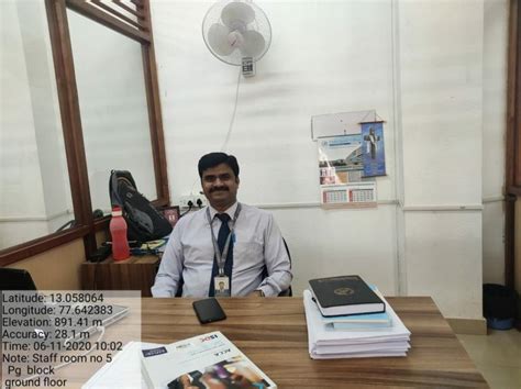 John Pradeep Kumar On Linkedin At Work Station Kristu Jayanti