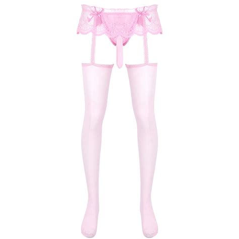 Sissy Lola Lace Garter Stockings Sissy Lux