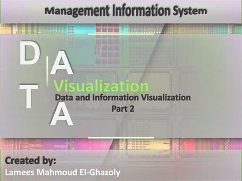Data And Information Visualization Part 2pptx Databases Computer Software And Applications
