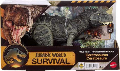 Jurassic World Survival Wild Roar Ceratosaurus Dinosaur Toy