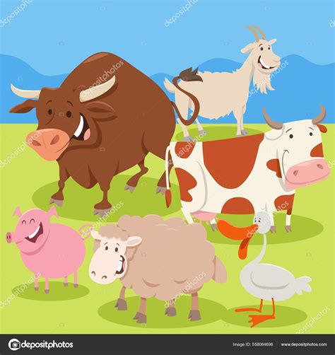 시골에 가축의 스톡 벡터 ©izakowski 558064696