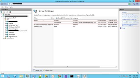 Installing An SSL Certificate Pfx File On IIS On A Windows Server Machine