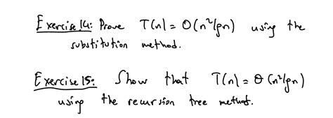 Solved Solving Recurrences Contd Example