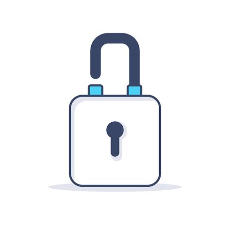 Premium Vector Padlock Vector Illustration For Security Icon