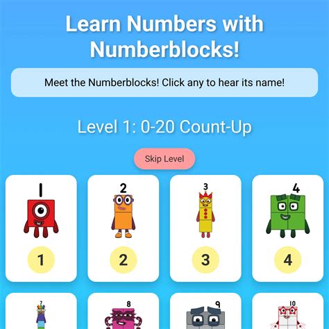 Learn Numbers With Numberblocks