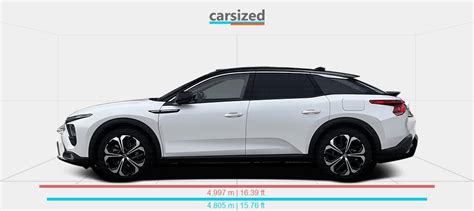 Dimensions Citroën C5 X 2021 Present Vs Xiaomi Su7 2024 Present