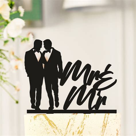 Gay Cake Topper Etsy