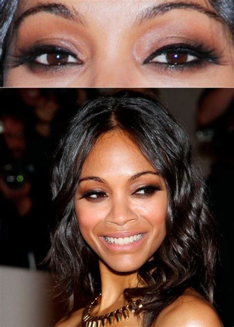 Zoe Saldana Make Up Zoe Saldana Eye Make Up Pictures Hair Makeup Eye Make Up Zoe Saldana
