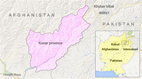 Kunar Province Map