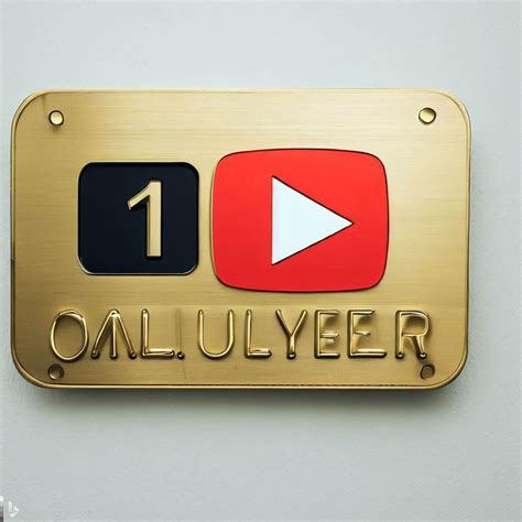 Youtube 1 Subscriber Play Button R Weirddalle