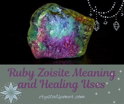 Ruby Zoisite Meaning And Healing Uses Crystals Power