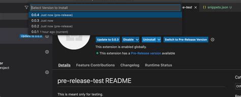 Install Another Version Shows Incorrect Timestamps Issue Microsoft Vscode GitHub