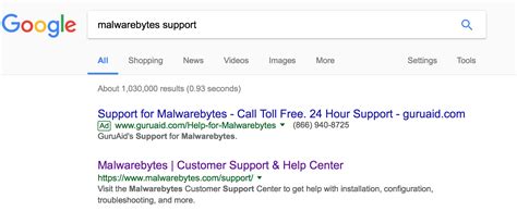Do I Have Malwarebytes Or A Tech Support Scam Malwarebytes Labs