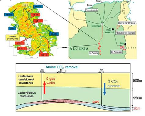 The Location Of The Co 2 Injection Project At Krechba In Salah Download Scientific Diagram