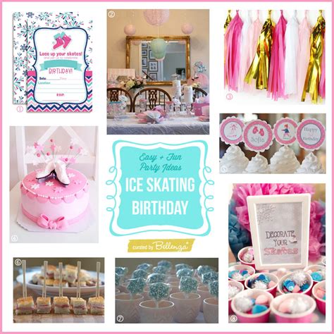 Ice Skating Themed Pre Teen Birthday Party Easy Fun Ideas