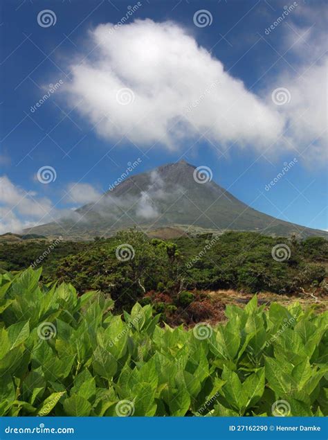 Volcano Pico At Pico Island Azores 02 Stock Photo Image Of Archipelago Colour 27162290