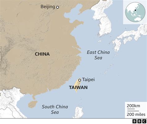 Whats Behind China Taiwan Tensions Bbc News