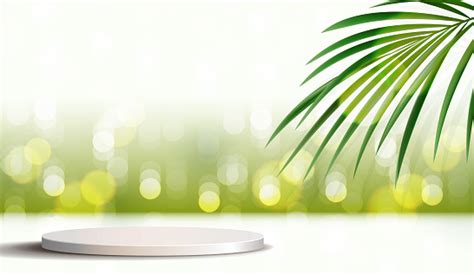 제품 프리젠 테이션 브랜딩 및 포장을위한 배경 및 프리미엄 연단 디스플레이에 화장품 천연 제품 디스플레이를 위한 무대 배경 벡터