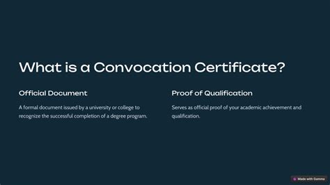 Ppt Obtaining Your Convocation Certificate Online In India Powerpoint